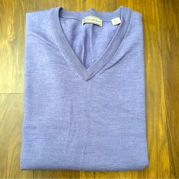 Donald Ross | Sweaters | Donald Ross Purple 0 Merino Wool Sweater Vest ...